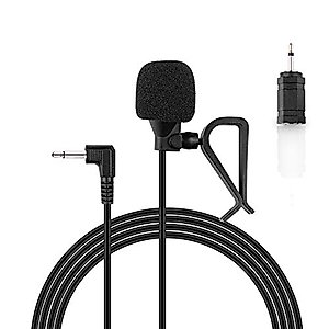 Car Microphone 3.5mm, Car Radio Mic Replacement for Pioneer Kenwood Boss JVC Sony Jensen Alpine Bluetooth Stereo Vehicle Head Unit Enabled Audio GPS DVD - External Hands Free Assembly Mike
