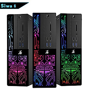 TechMagnet Computer Desktop PC, Intel Core i3-6100, Siwa 6, 16GB RAM, 120GB SSD (Fast Boot), 2TB HDD, RGB Keyboard Mouse, WiFi, Windows 10 Professional (Renewed)