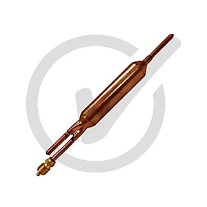 Everwell Filter Drier Refrigerant Liquid LINE with Charging Valve 1/4 X 1/4 25 Grams