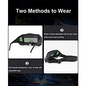 Panoramic View Welding Glasses True Color Auto Darkening Welding Goggles Welder Safety Eye Protection Mask Helmet Accessories