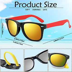 Kids Sunglasses Party Favors, 64 Pack Neon Sunglasses in Bulk with UV400 Protection, Boys Girls Eyewear Pack, Glasses Gift for Birthday Graduation Beach Pool Party Favors Supplies Goody Bag Fillers