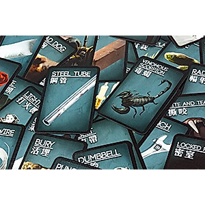 Grey Fox Games Deception: Murder in Hong Kong Board Game, Fast Pace Murder Mystery, 20 min, 4-12 Players, Age 14+ ...Who Among You Can See Through The Lies or is Capable of Not Getting Caught