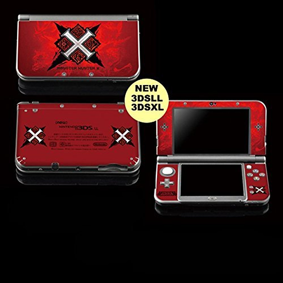 LuckyDog Monster Hunter Skin Sticker Decal Cover for New 3DS LL / XL by LuckyDog1234