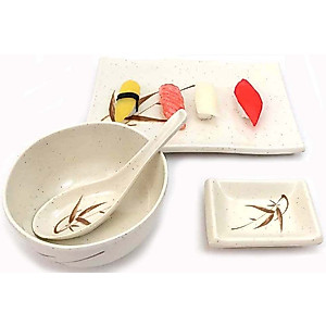 JapanBargain 2398x12, Set of 12 Asian Japanese Chinese Wonton Soba Rice Pho Ramen Noodle Soup Spoons, Beige