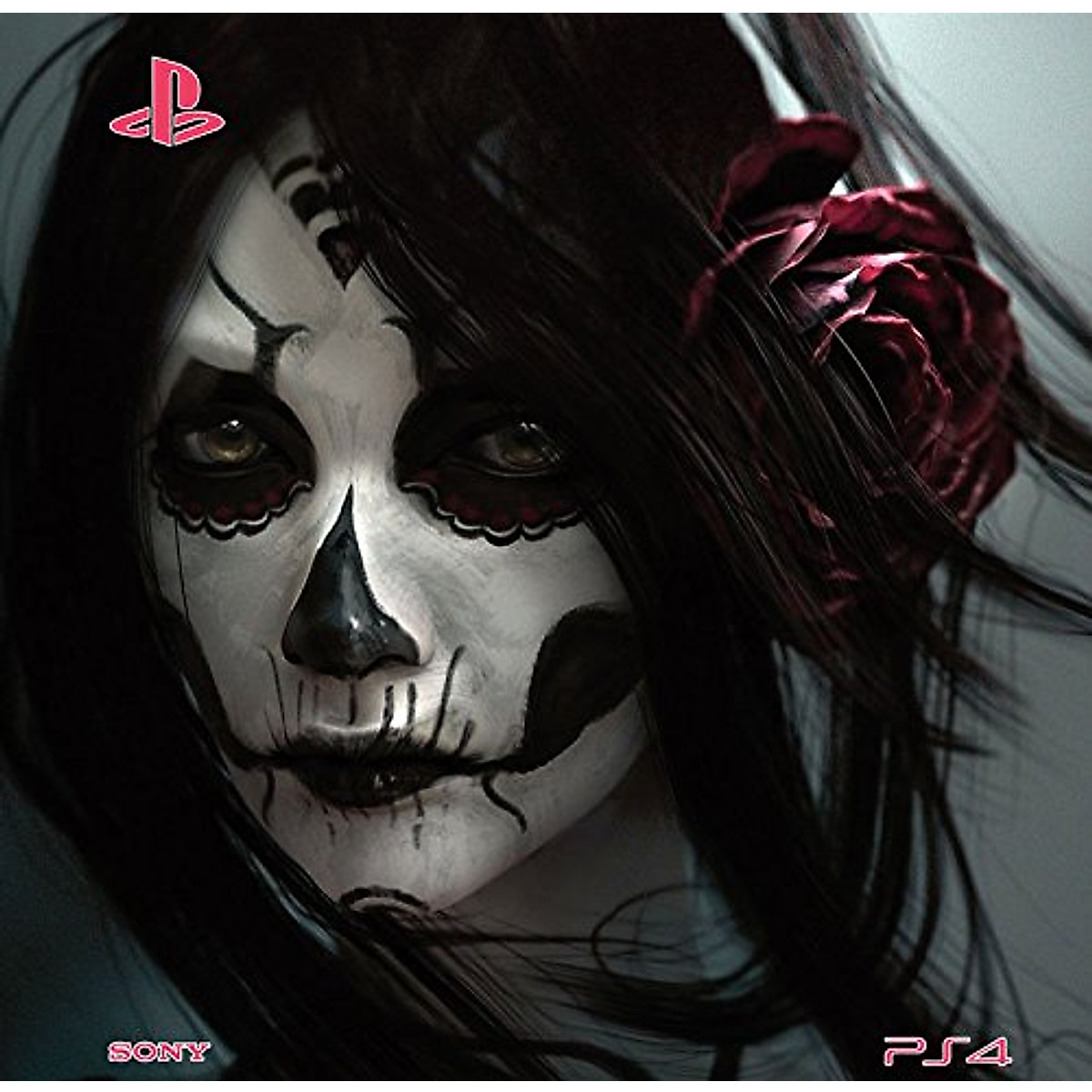 Skin Ps4 PRO - Skull Woman - Limited Edition Decal Cover ADESIVA Playstation 4 Slim Sony Bundle