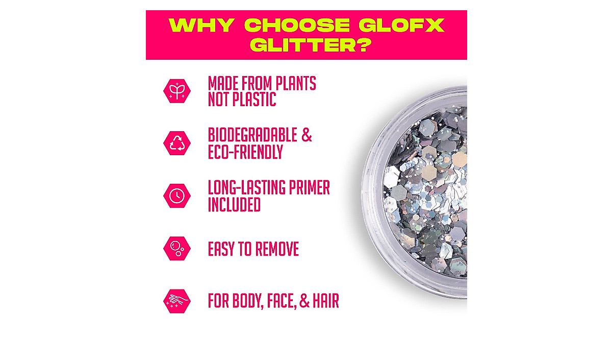 Biodegradable Glitter Makeup for Festivals & Cosplay | GloFX