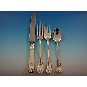 Palm by Tiffany & Co Sterling Silver Flatware Service for 8 Set 51 pieces