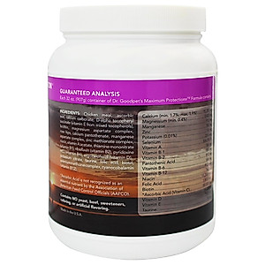 Dr. Goodpet Maximum Protection Formula - Delicious Premium Quality All Natural Multi-Vitamin/Mineral Powder