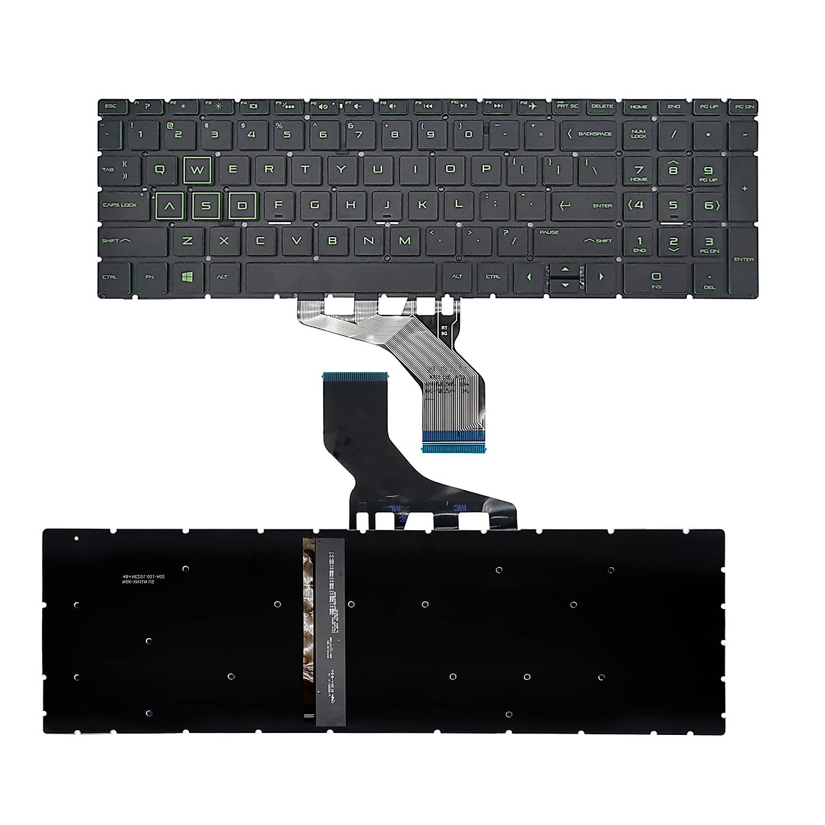 ANTWELON Replacement Laptop Keyboard Backlit for HP Pavilion Gaming 15-DA 15-DB 15-DW 15G-DR 15Q-DS 15S-DU 15S-GU 15S-GY 15-CR 15-CX0058WM 15-CX0100TX 255G7 250G7 Backlight US Layout