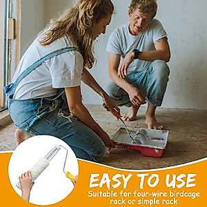 24 Pack Paint Roller Covers 9 x 3/8 Inch Microfiber Covers for Paint Roller for Painting Walls Ceilings, Home Painting Supplies