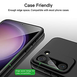 JETech Screen Protector for Samsung Galaxy S23+ / S23 Plus 5G 6.6-Inch with Camera Lens Protector, Tempered Glass Film, Fingerprint ID Compatible, HD Clear, 2-Pack Each