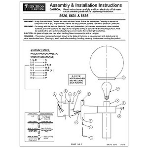 Progress Lighting P5626-60 Acrylic Globe Outdoor, 8-Inch Width x 15-Inch Height, Black