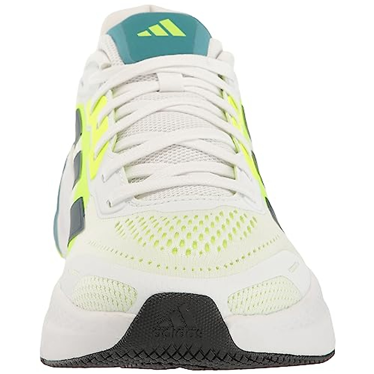 adidas Men's Questar 2 Sneaker, White/Arctic Night/Lucid Lemon, 10
