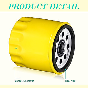 Therwen 8 Pcs 52 050 02 Oil Filter Extra Capacity Oil Filter Compatible with Kohler Engine Lawn Mower CH11-CH25 CV11-CV22 M18 M20 SV715 SV725 SV735 52 050 02 5205002S 52 050 02-S1