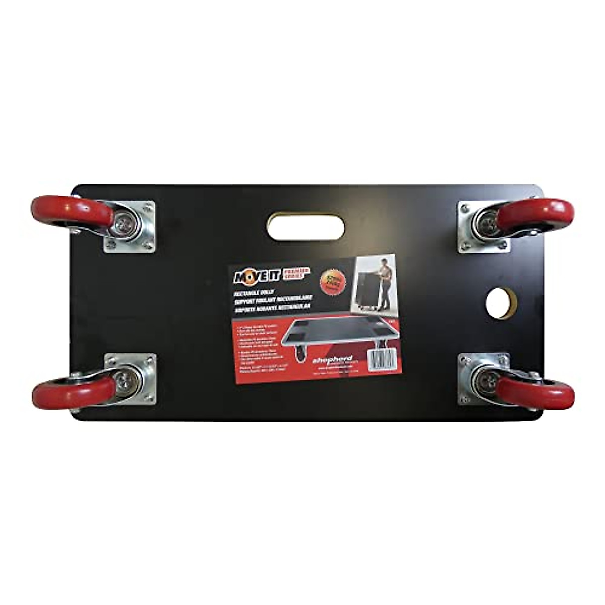 Move-It 3362 Premier 23-Inch x 12-Inch Rectangle Wood Platform Dolly, 530-lb Load Rating