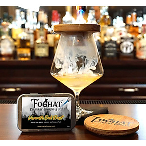 Foghat Cocktail Smoker Wood Chips - 4oz Vermouth Oak Roast Shavings for Smoker, Whiskey & Drink Infuser Kit - Culinary Wood Smoking Chips for Hand Held Food Smoke Gun & Bourbon Drink Glass Smoker