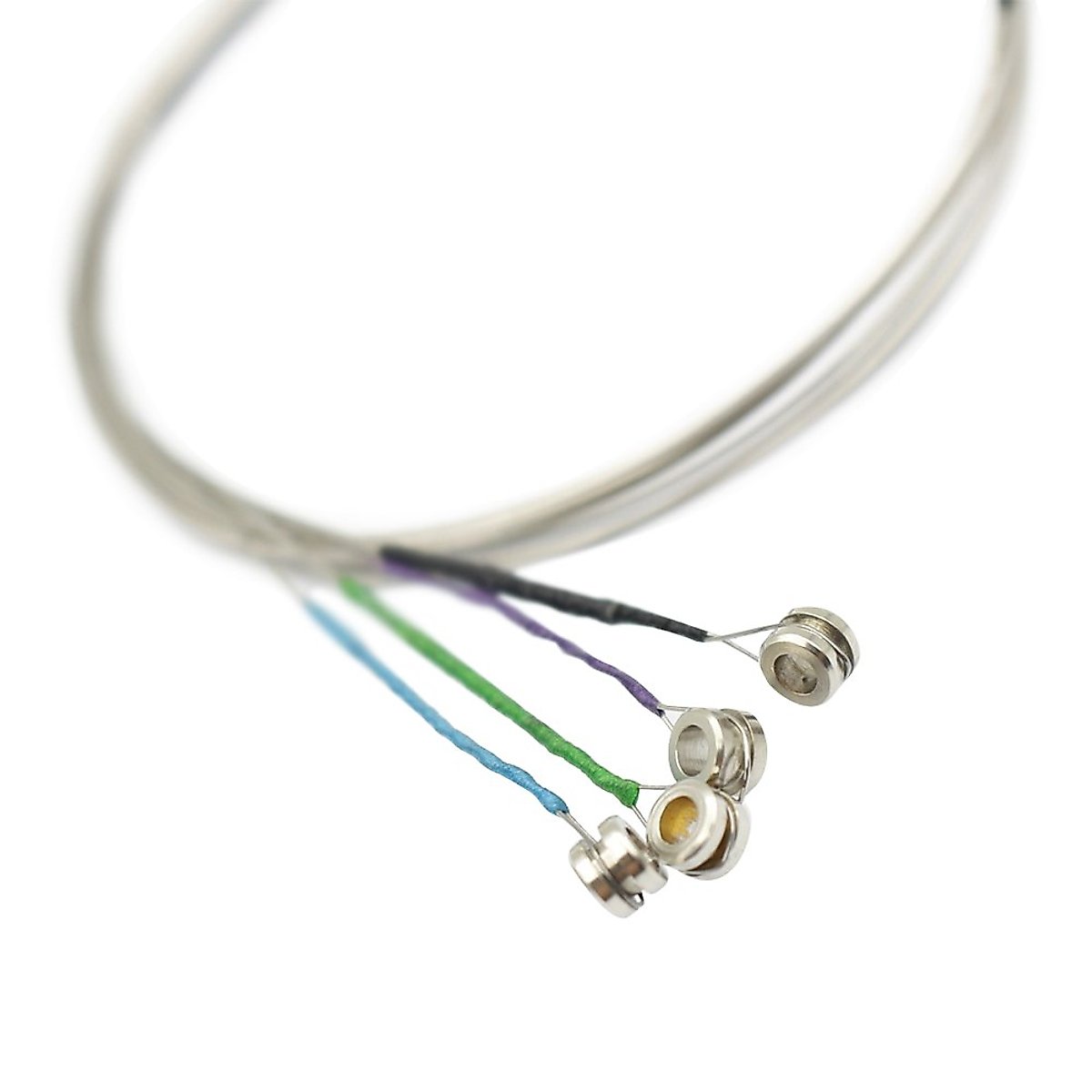 Imelod Violin strings Universal Full Set (G-D-A-E) violin Fiddle String Strings Steel Core Nickel-silver Wound with Nickel-plated Ball End for 4/4 3/4 1/2 1/4 Violins