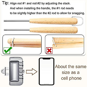 Hot Sandwich Maker, Double-Sided Sandwich Baking Pan, Hot Dog Toaster, Grilled Cheese Maker Nonstick Sandwich Maker Flip Grill Pan for Breakfast Pancakes, Toast, Omelets with Removable Handle