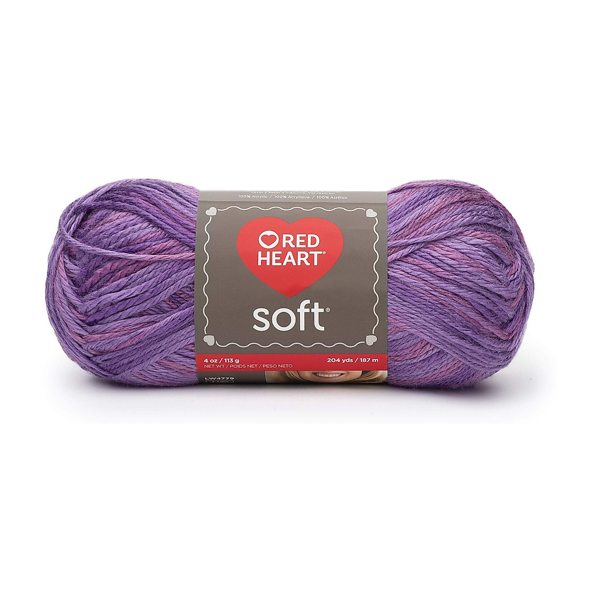 Red Heart Soft Yarn (3-Pack) Plummy E728-99403