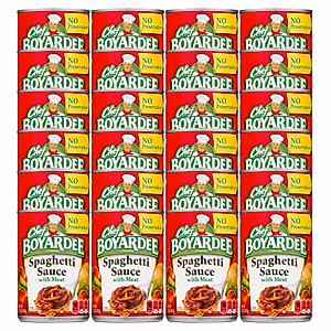 Chef Boyardee Spaghetti Sauce With Meat (Pack of 24)