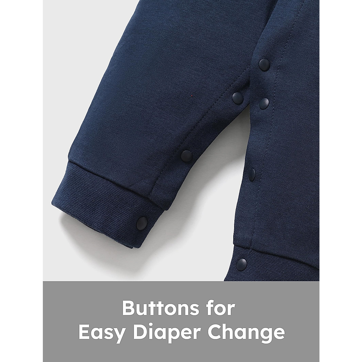 PATPAT Baby Newborn Infant Boys Gender Neutral Long Sleeve Button White Blue Bow Tie Romper Jumpsuit Outfits Clothes Newborn