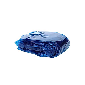 Room2Room Inflatable Gummy Bear Chair 28" Transparent Clear Sofa Seat Double Person Blow up Chair Yard Portable Inflatable Couch Air Couch Patio Blow up Furniture Camping Outdoor Beach Room (Blue)