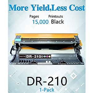 MM MUCH & MORE Compatible Drum Unit Replacement for Brother DR-210 DR210 DR-210CL DR210CL TN210 Use for HL-3040CN HL-3070CW HL-3075CW MFC-9010CN MFC-9120CN MFC-9125CN MFC-9320CW Printer(1-Pack, Drum)