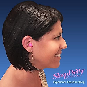 HEAROS Sleep Pretty in Pink Ear Plugs For Sleeping, 14 Pair (Pack of 1)