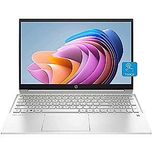 HP Pavilion 15.6" Touchscreen Full HD Laptop - AMD Ryzen 7 5825U - 1920 x 1080 - Windows 11 Notebook 15-eh2085cl 16GB RAM 512GB SSD, Natural Silver (Renewed)