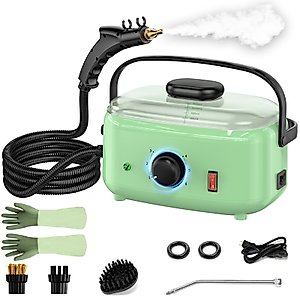 CAYAMA Handheld Steam Cleaner,2500W Steam Cleaner, High Pressure Steamer for Cleaning, Steam Cleaners for Home, Steamer for Car, Steam Cleaner for Upholstery, Kitchen, Bathroom, Grout and Tile