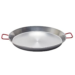 Garcima 17-Inch Carbon Steel Paella Pan, 42cm