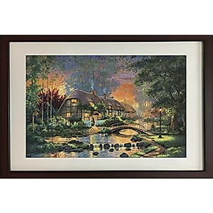 Sunset Stream by Andrew Warden Framed Serigraph