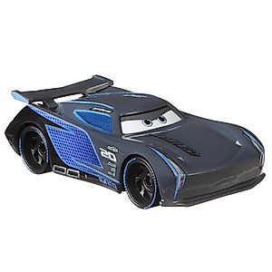 Disney Cars Toys Jackson Storm 1:55 Scale Fan Favorite Character Vehicles for Racing and Storytelling Fun, Gift for Kids Ages 3 Years and Older, Multicolor