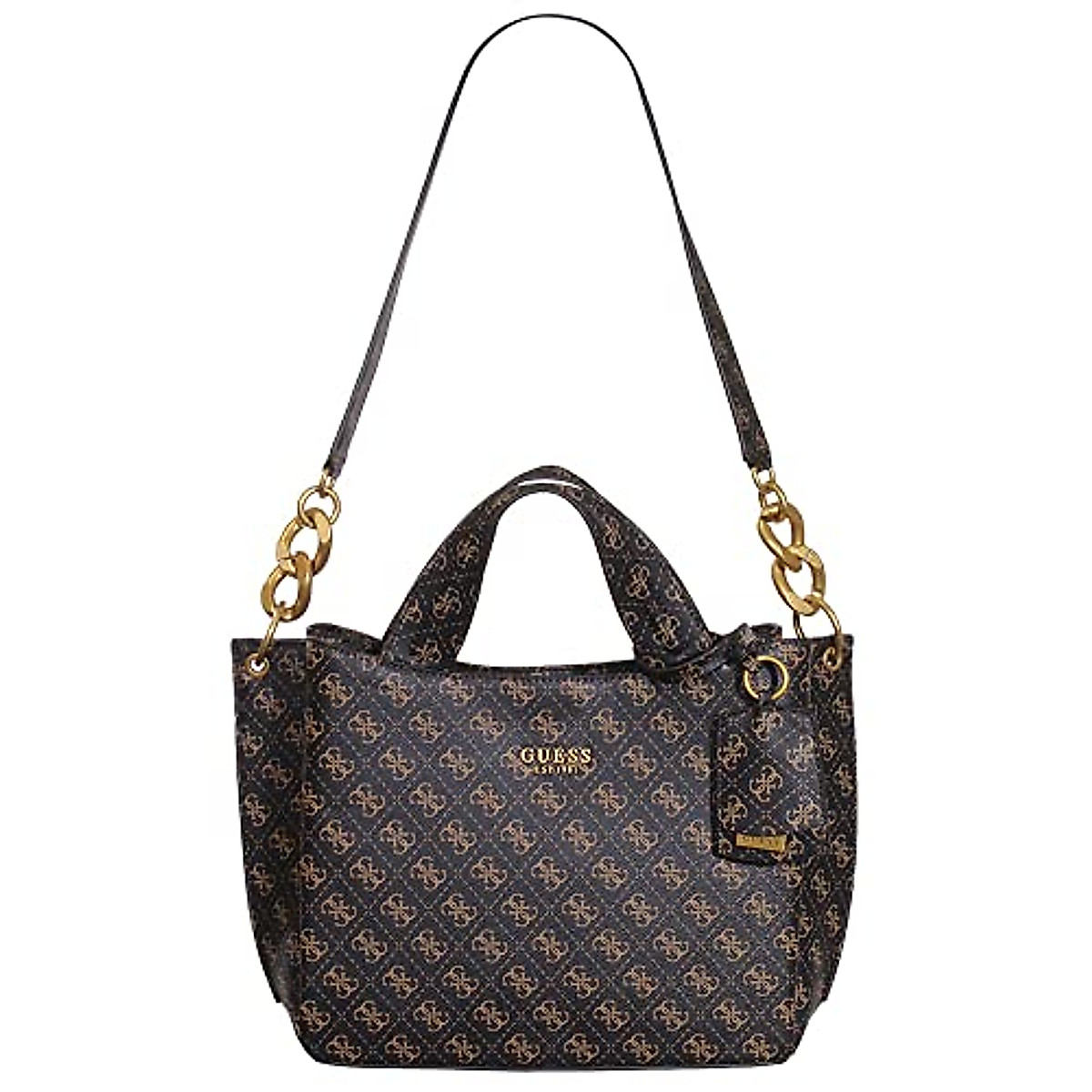 GUESS Zed Girlfriend Carryall, Brown Logo