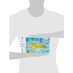 Jamaica Dive Map & Coral Reef Creatures Guide Franko Maps Laminated Fish Card