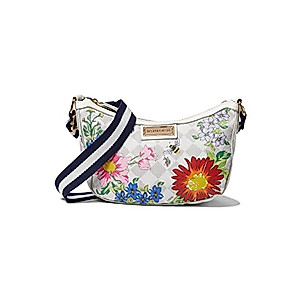 U.S. POLO ASSN. Floral Diamond Crossbody Grey One Size