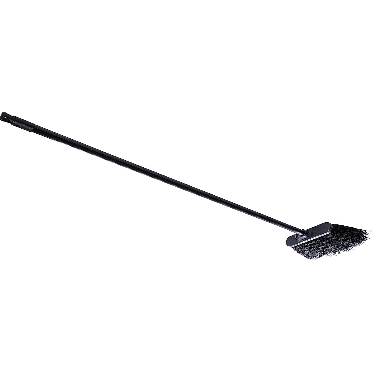 SPARTA 3688403 Flo-Pac Duo Sweep Synthetic Unflagged Warehouse Broom with Metal Handle, 7" Trim x 13" Width Bristle, 48" Overall Length, Black