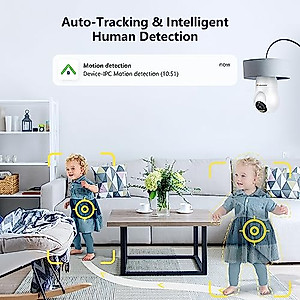 Jennov 2K/3MP Light Bulb Security Camera, 2.4Ghz Wi-Fi Security Camera Wireless Outdoor, 360° Indoor Light Socket Camera Easy Installation, Auto Tracking, Motion Detection, Compatible with Alexa