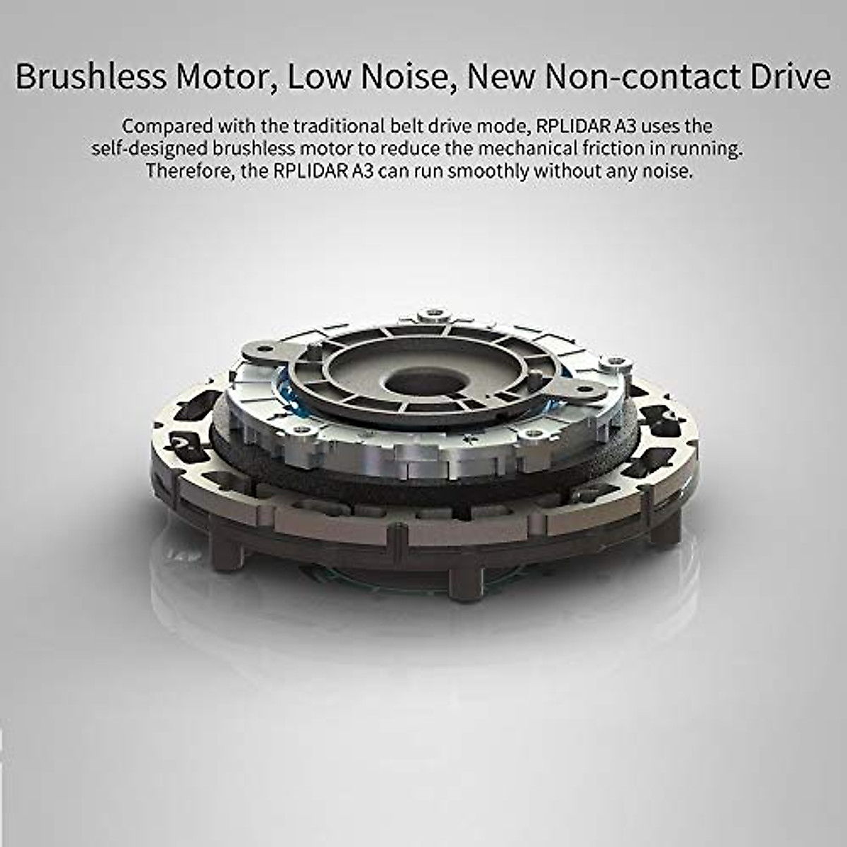 youyeetoo Slamtec RPLIDAR A3 2D 360 Degree 25 Meters scanning Radius & Mute brushless Motor lidar Sensor for Obstacle Avoidance and Navigation of Outdoor AGV Drones