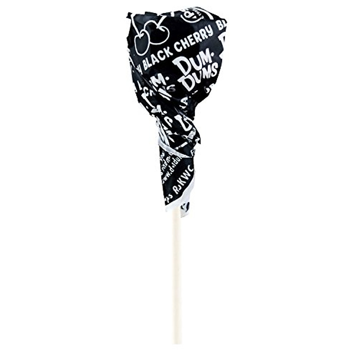 Dum Dum Suckers, Pack of 75 (Black Cherry (Black))