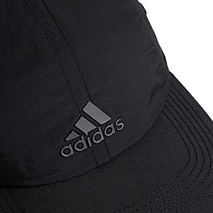 adidas Men's VMA Relaxed Fit Strapack Slight Precurve Brim Adjustable Hat, Black/Gunmetal/Carbon Grey, One Size