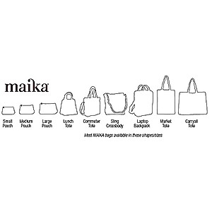 Maika Recycled Canvas City Sling Crossbody Bag, Stripes Charcoal, Grey