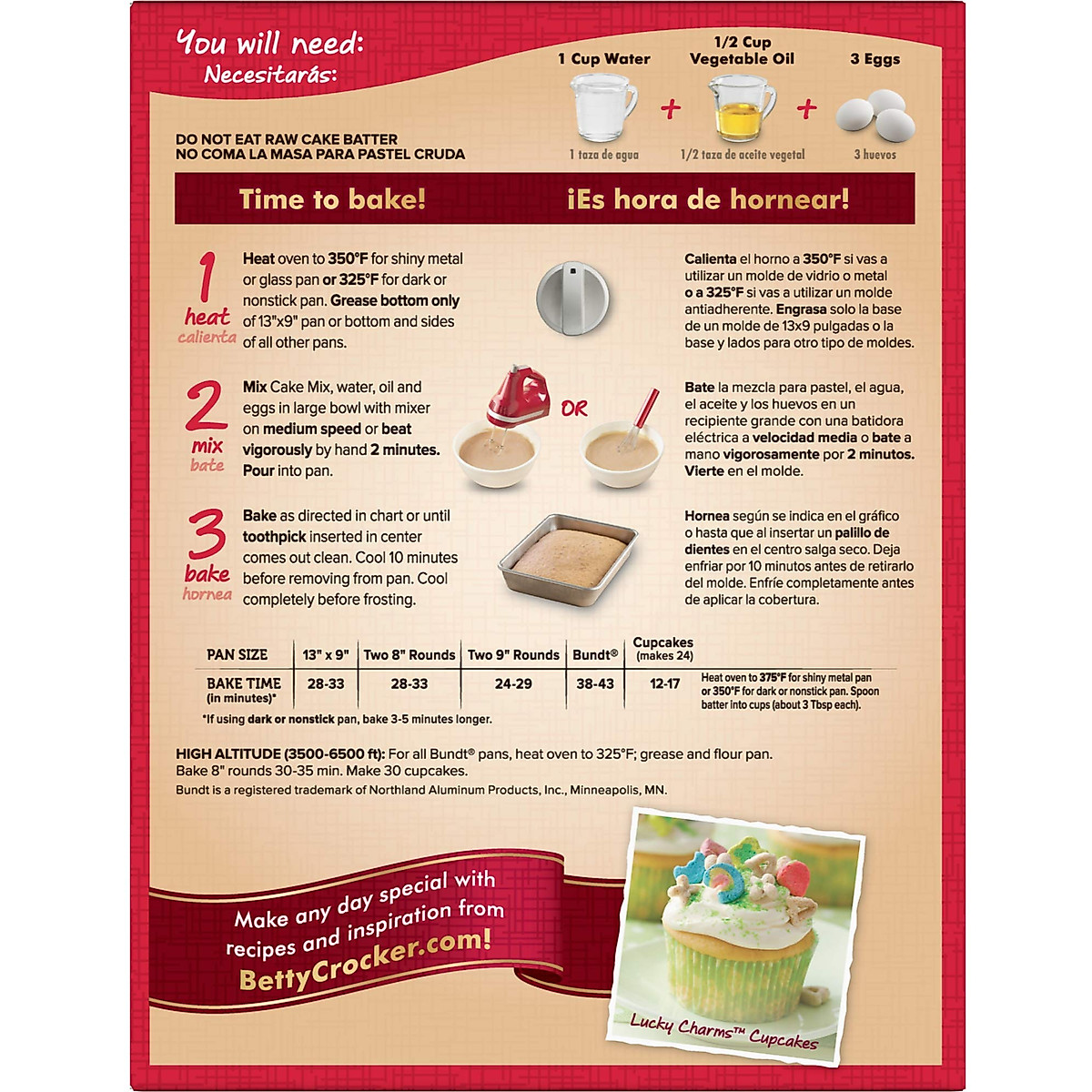 Betty Crocker Cherry Chip Cake Mix and Cherry Frosting Bundle - 2 of Each