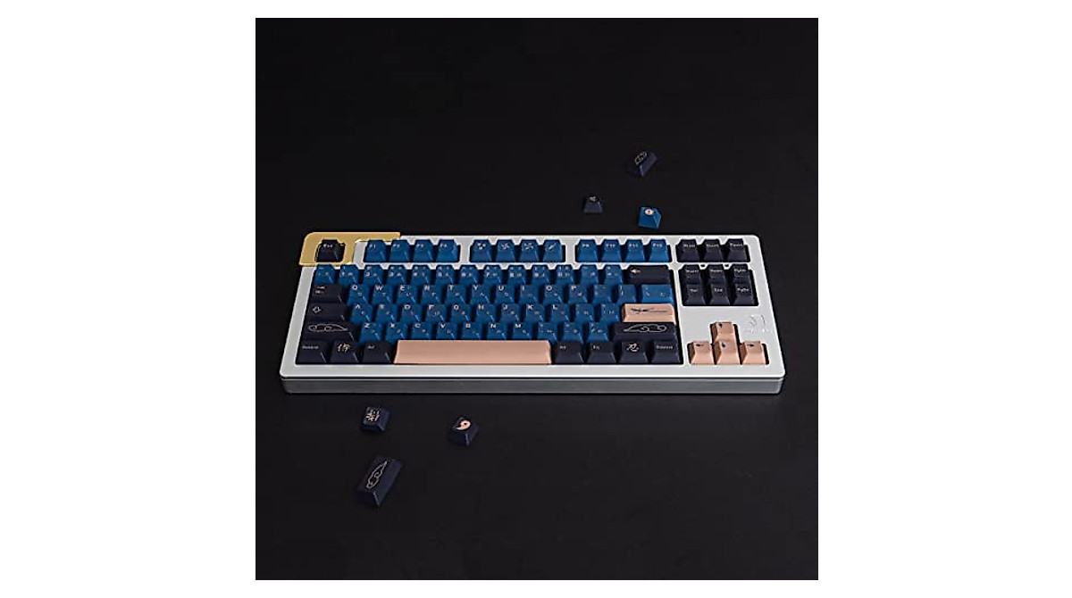 Blue Samurai PBT Keycaps for Mechanical Keyboards | Durable & Stylish