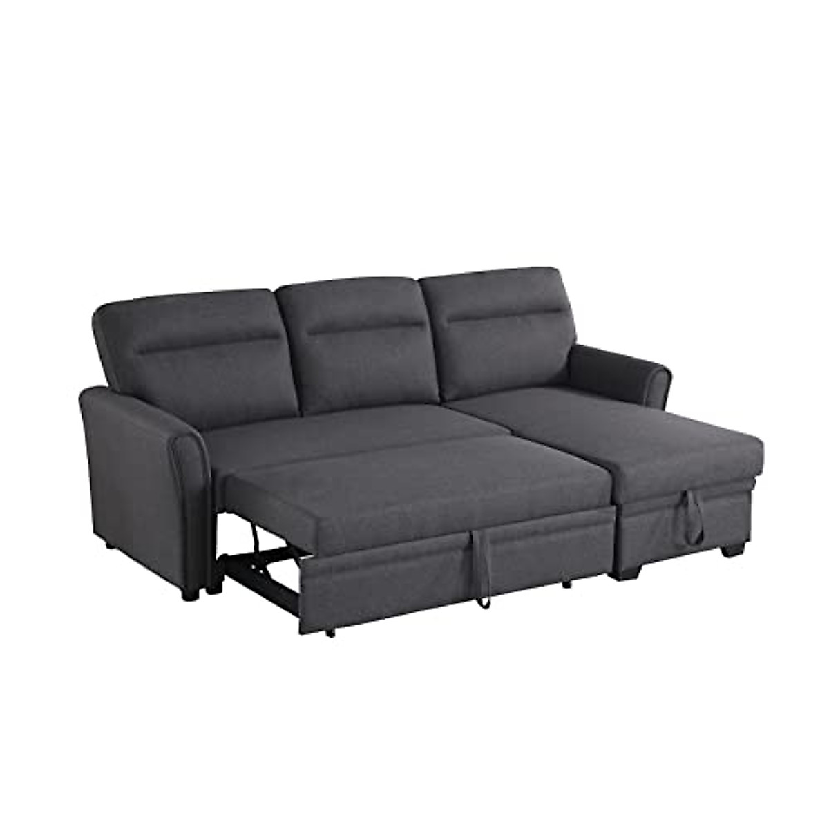 Devion Furniture Edward Sofabed, Dark Gray