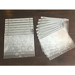 RunFix 15 Sheet Pack - Clear Vinyl Bib Holder Sleeves Medal Displays and Hangers