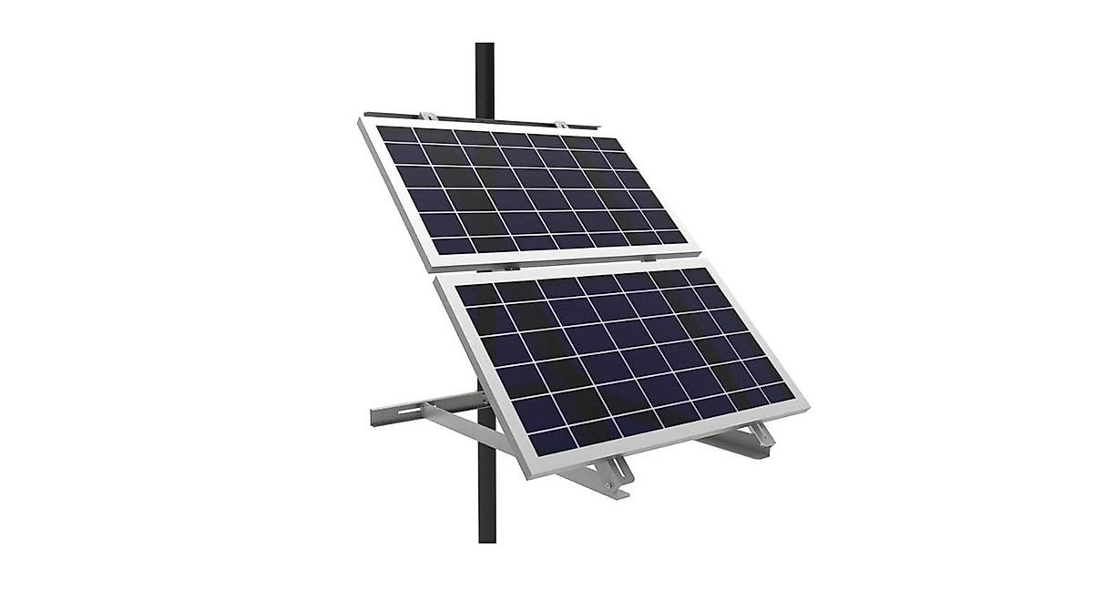 AIMS Power Adjustable Solar Panel Pole Mount - Easy Install