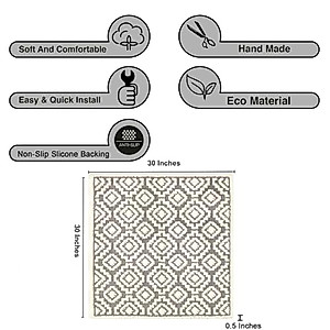 The Sofia Rugs Entryway Rug - Absorbent Door Mat Indoor with Non-Slip TPR Backing - Dirt Trapping Washable Indoor Doormat - Perfect Indoor Door Rug for Dogs, Kids, and High Traffic Areas