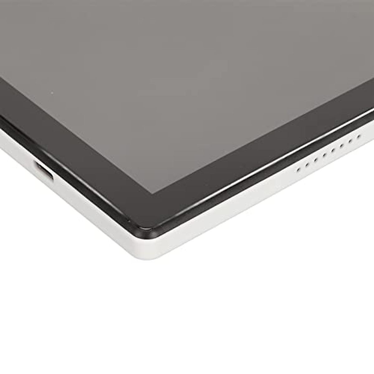Naroote Tablet 8GB RAM 128GB ROM White 5G WiFi Octa Core 100‑240V 4G Mobile Data 10.1 Inch Tablet for Android 12 for Work (US Plug)