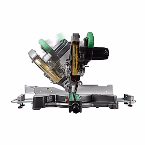 Metabo HPT Miter Saw | 8-1/2-Inch Blade | Linear Ball Bearing Slide System | C8FSES